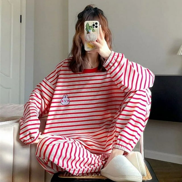 Sanrio Two Piece Pajamas Kawaii Hello Kitty Cosplay Clothes Kuromi