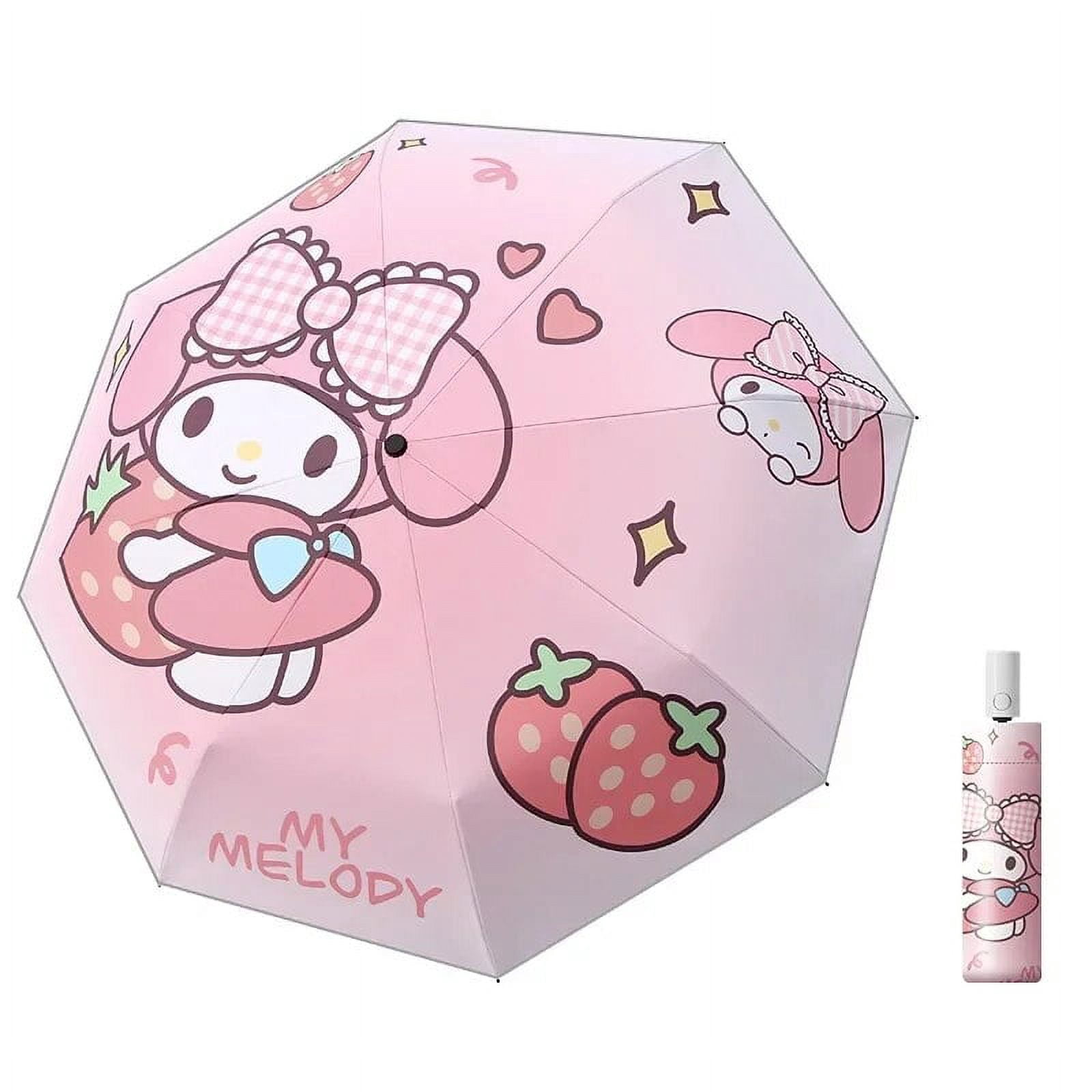 Sanrio Umbrella Sunny Rain Dualuse Cinnamoroll Pochacco Kuromi Melody ...