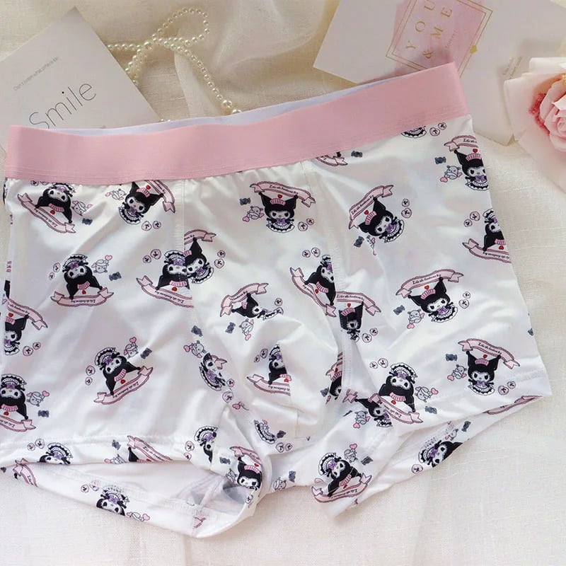 Sanrio Underpants Kuromi Briefs Cinnamoroll Kawaii Cute Cartoon Men ...
