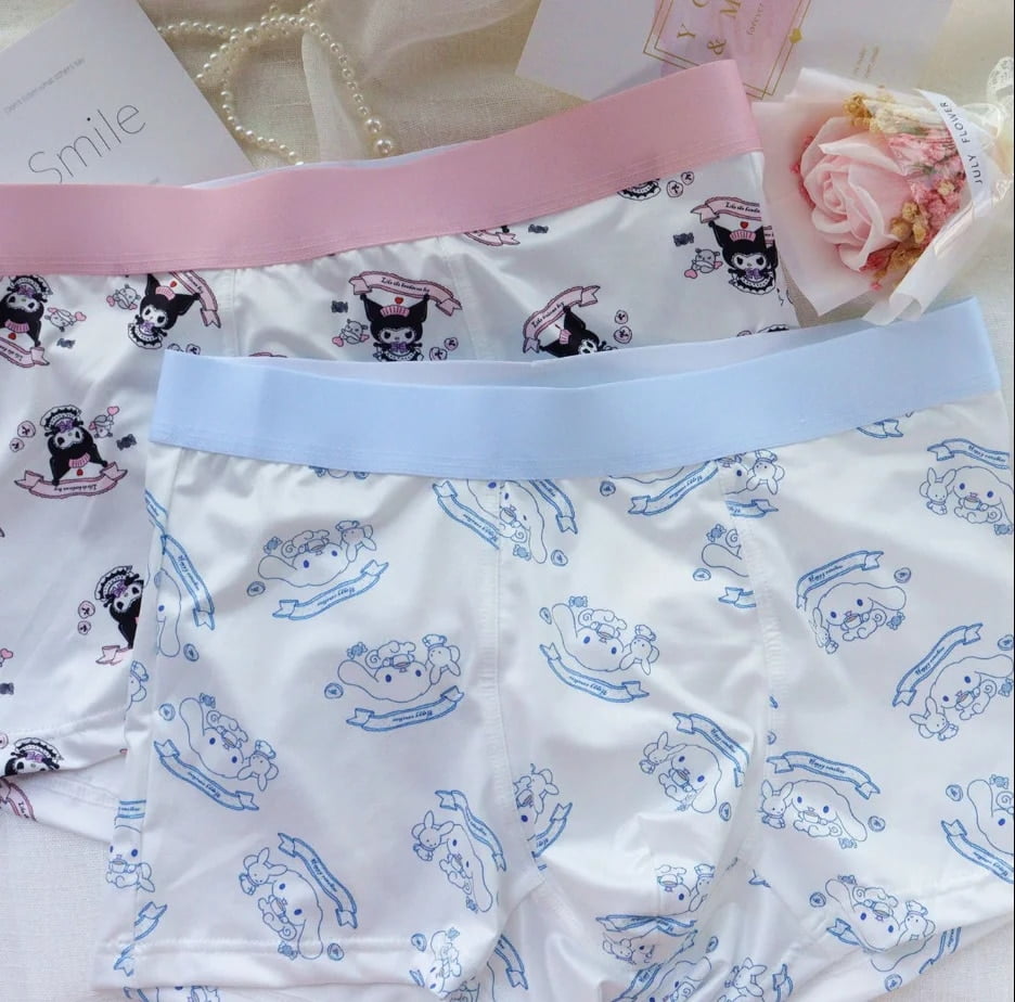 Sanrio Underpants Kuromi Briefs Cinnamoroll Kawaii Cute Cartoon Men ...