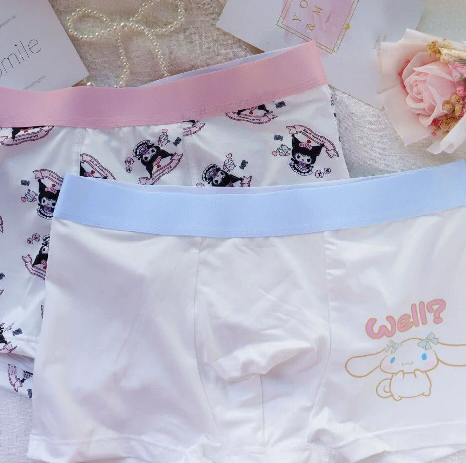 Sanrio Underpants Kuromi Briefs Cinnamoroll Kawaii Cute Cartoon Men ...