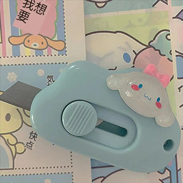 Sanrio Utility Knifes Melody Cinnamoroll Cutting Paper Blade Pochacco ...