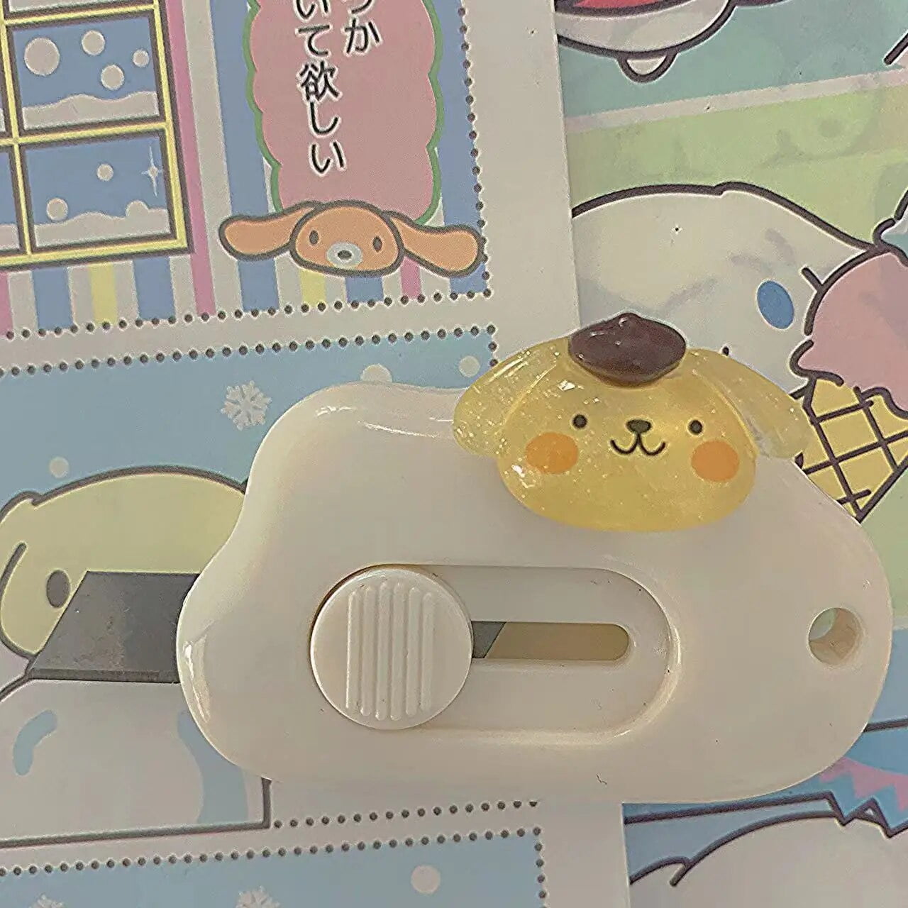 Sanrio Utility Knifes Melody Cinnamoroll Cutting Paper Blade Pochacco ...