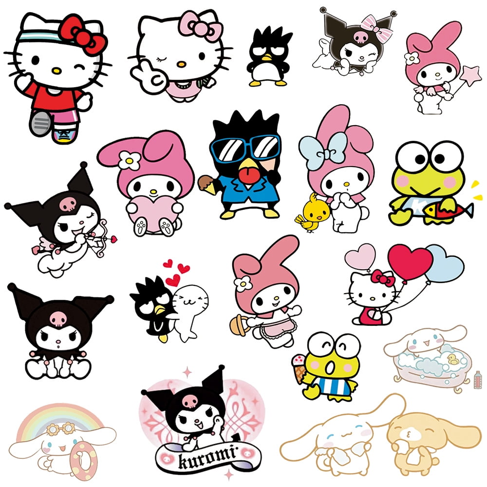 Sanrio Wall Sticker For Bedroom Living Room Nursery Party Decorations ...