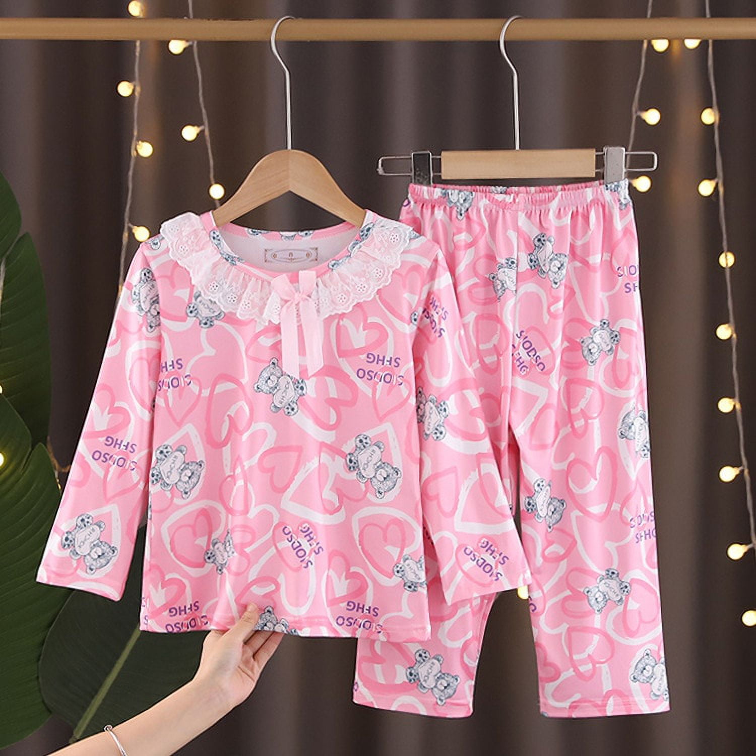 Sanrio Y2K Kuromi Long Sleeve Pajama Set Hello Kitty Melody Cinnamoroll ...