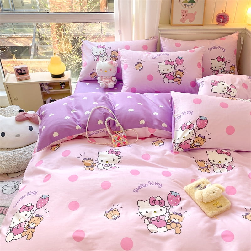 Sanrio Yugui Dog cartoon cute four-piece children students pure cotton ...