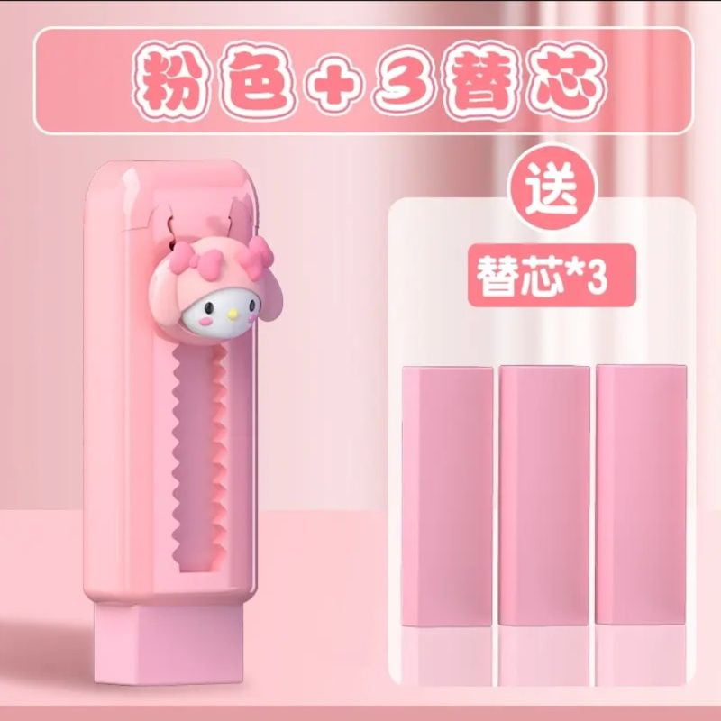 Sanrio anime cartoon Hello Kitty silicone stapler Kuromi Melody student ...
