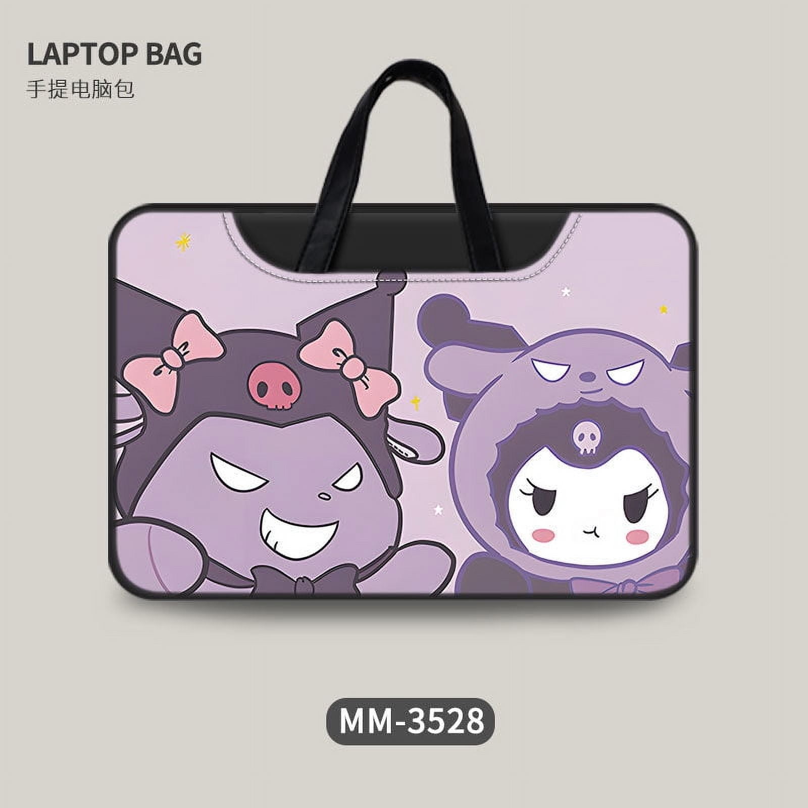 Sanrio anime series Kuromi black laptop bag iPad air14/11 /14/16 inch ...