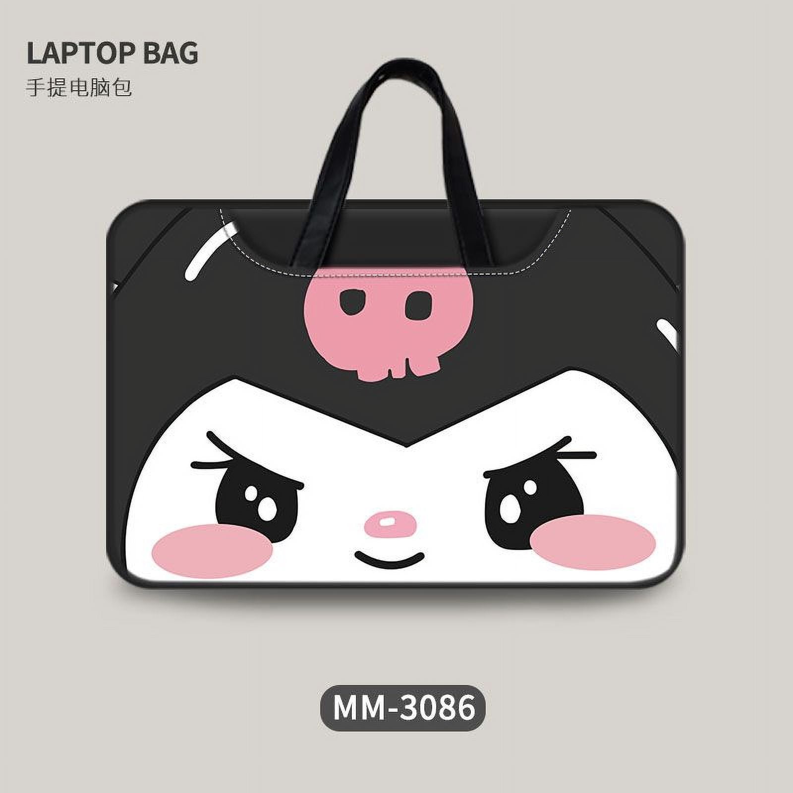 Sanrio anime series Kuromi black laptop bag iPad air14/11 /14/16 inch ...