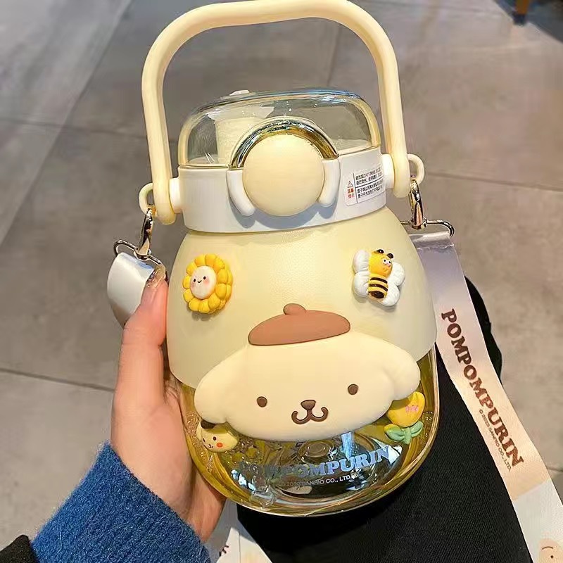 Sanrio big Belly cup (1050ml) portable high appearance level Kuromi ...