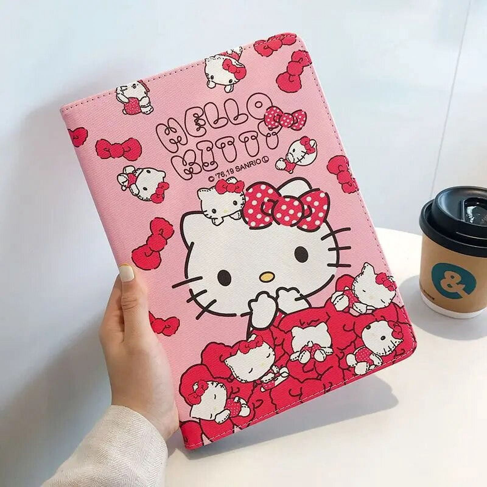 Sanrio cartoon Hello Kitty iPad Case for iPad 10.2 8th 9th 9.7 5th 6th ...