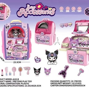 Qaba 58Pcs Kids Grocery Store Playset, Trolley, Cash Register, Scanner ...