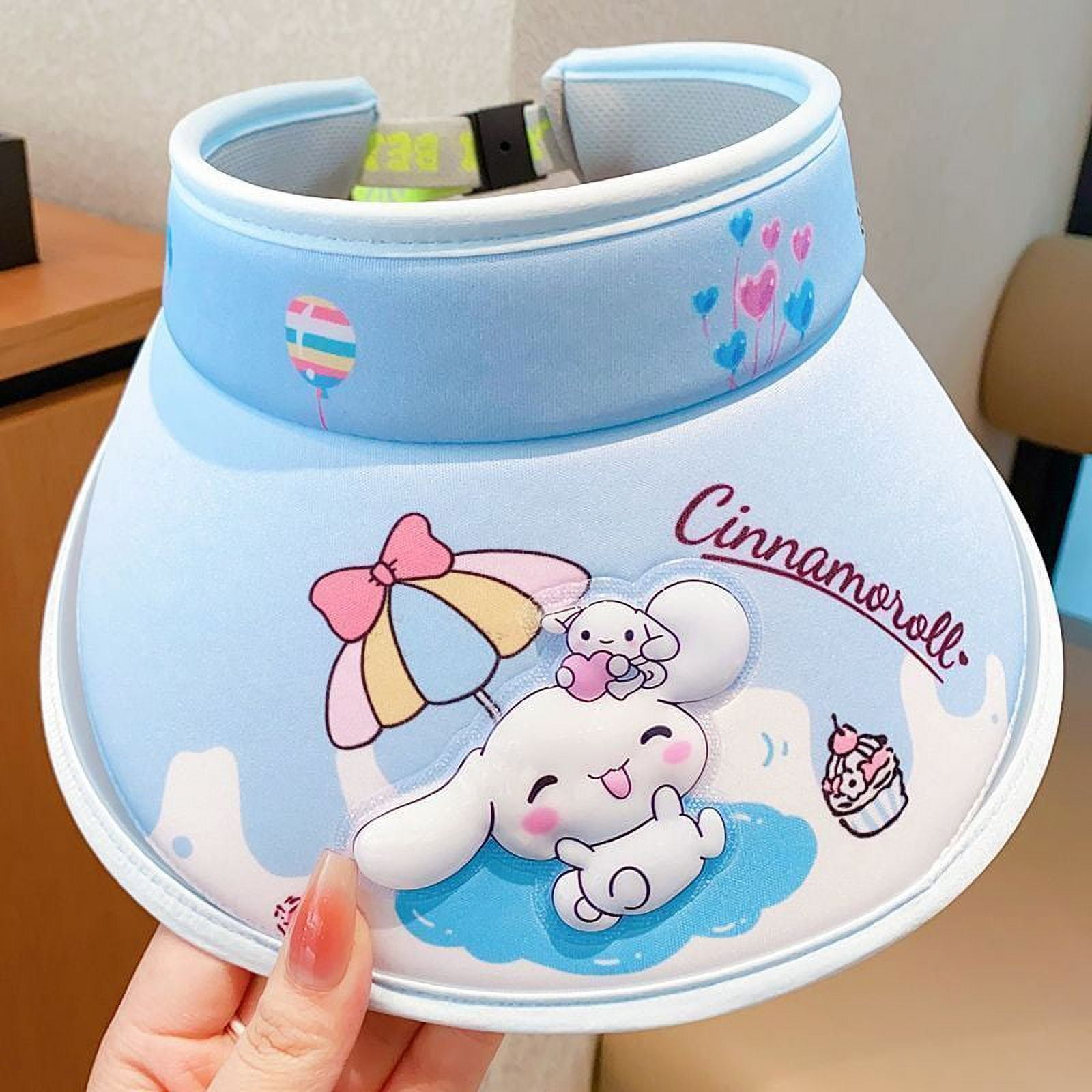 Sanrio hat Kulomi cartoon sun hat summer sun protection UV empty top ...