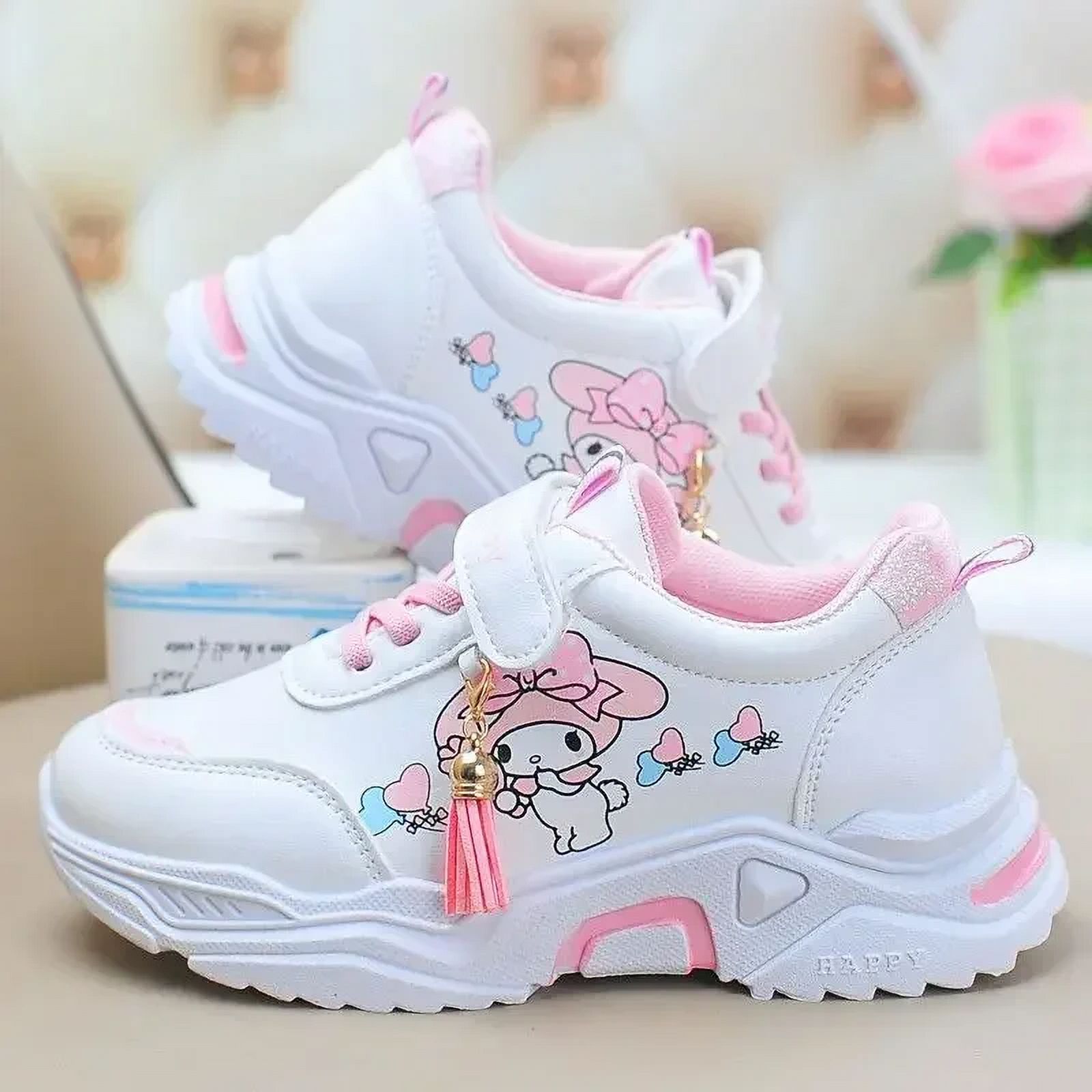 Sanrio hello kitty casual shoes girls sneakers melody kuromi spring and ...