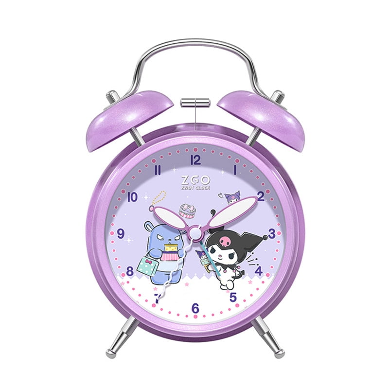 Sanrio kuromi small alarm clock for children and students special getting up learning exercise ...