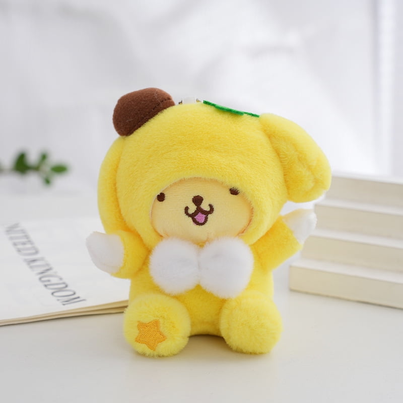 Sanrio melody doll pendant cute bow Bunny plush toy mini doll backpack ...