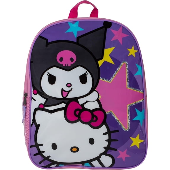 Sanrio's Hello Kitty & Kuromi Kids Backpack, Elementary School Girls ...