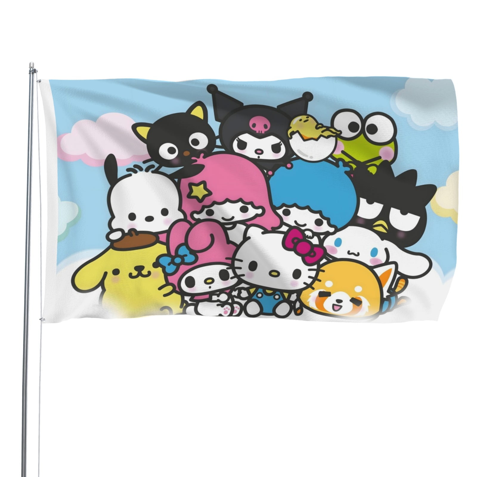 Sanrio-themed Printed Flag Perfect gift for fans, friends, and family ...