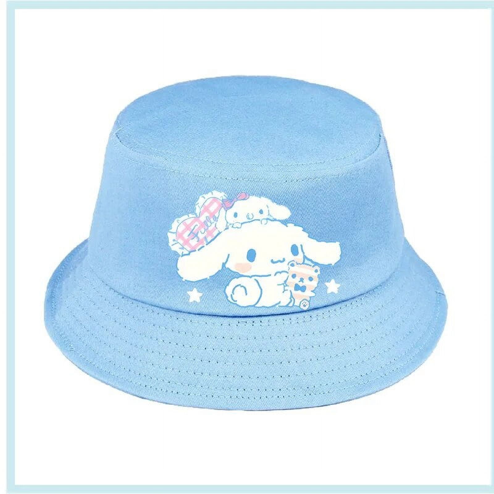Sanrioed Anime Melody Kuromi Cinnamoroll Child-Parents Bucket Hat Boy ...