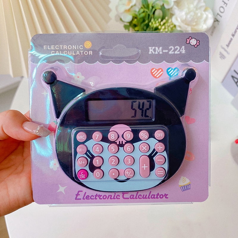 Sanrioed Calculator Kawaii Students Stationery Mathe Class Office ...