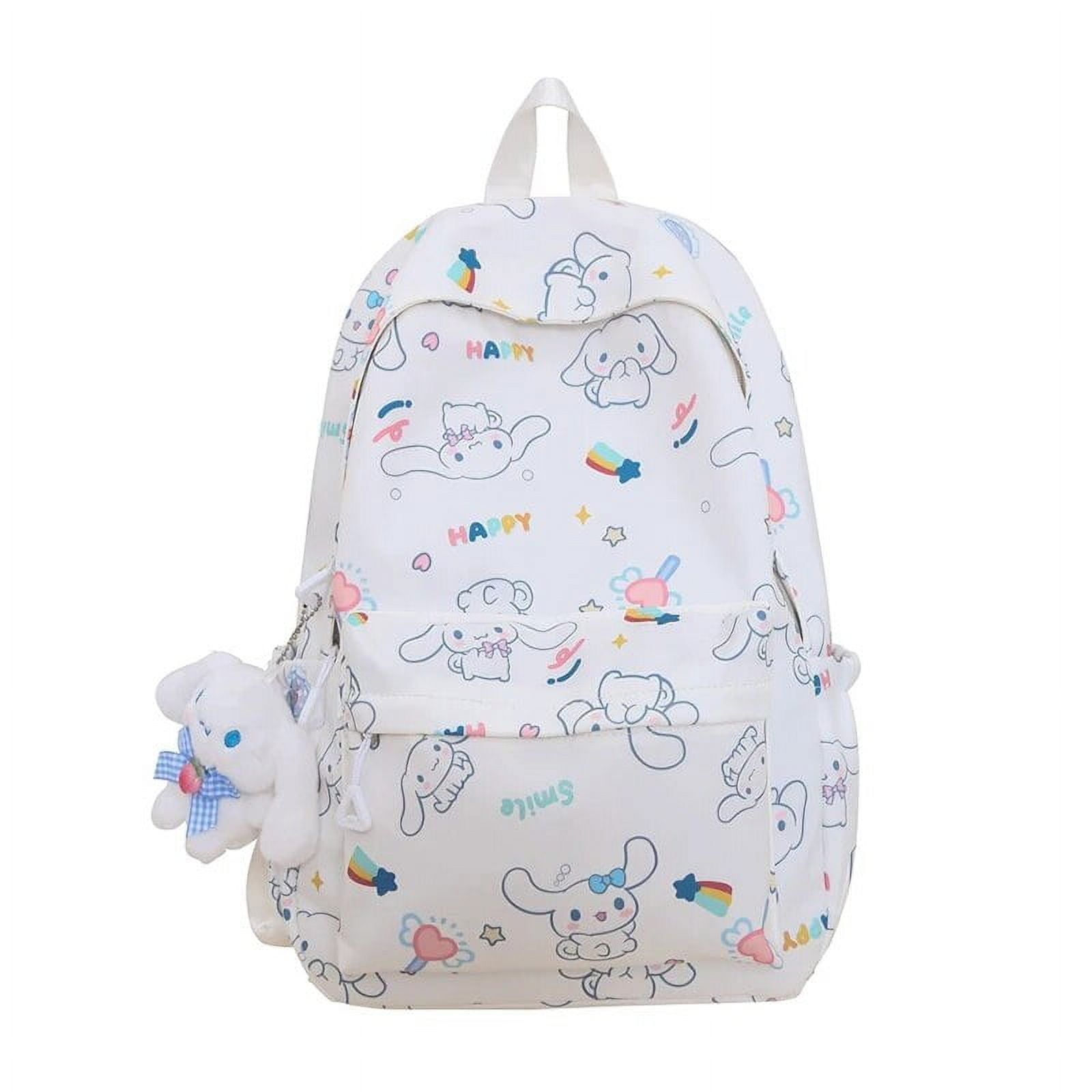Sanrioed Cinnamoroll Kuromi My Melody Hello Kitty Anime Backpack Cute ...