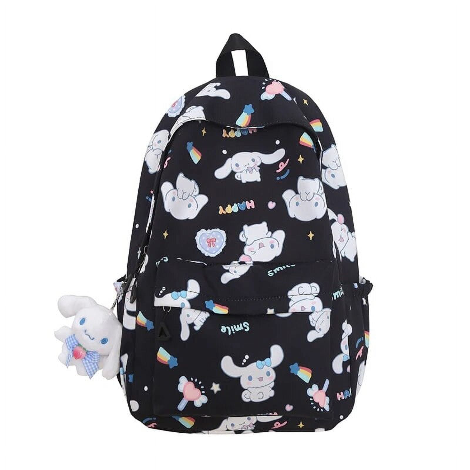Sanrioed Cinnamoroll Kuromi My Melody Hello Kitty Anime Backpack Cute ...