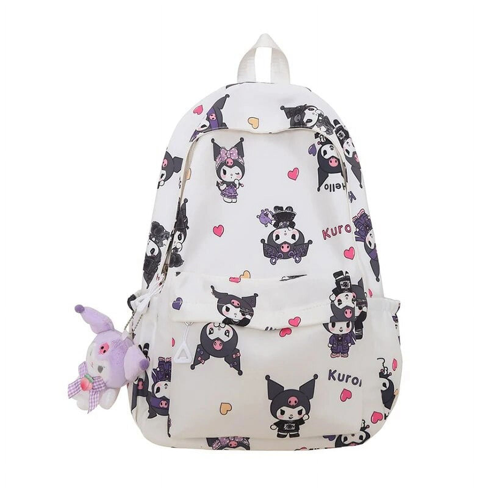 Sanrioed Cinnamoroll Kuromi My Melody Hello Kitty Anime Backpack Cute ...