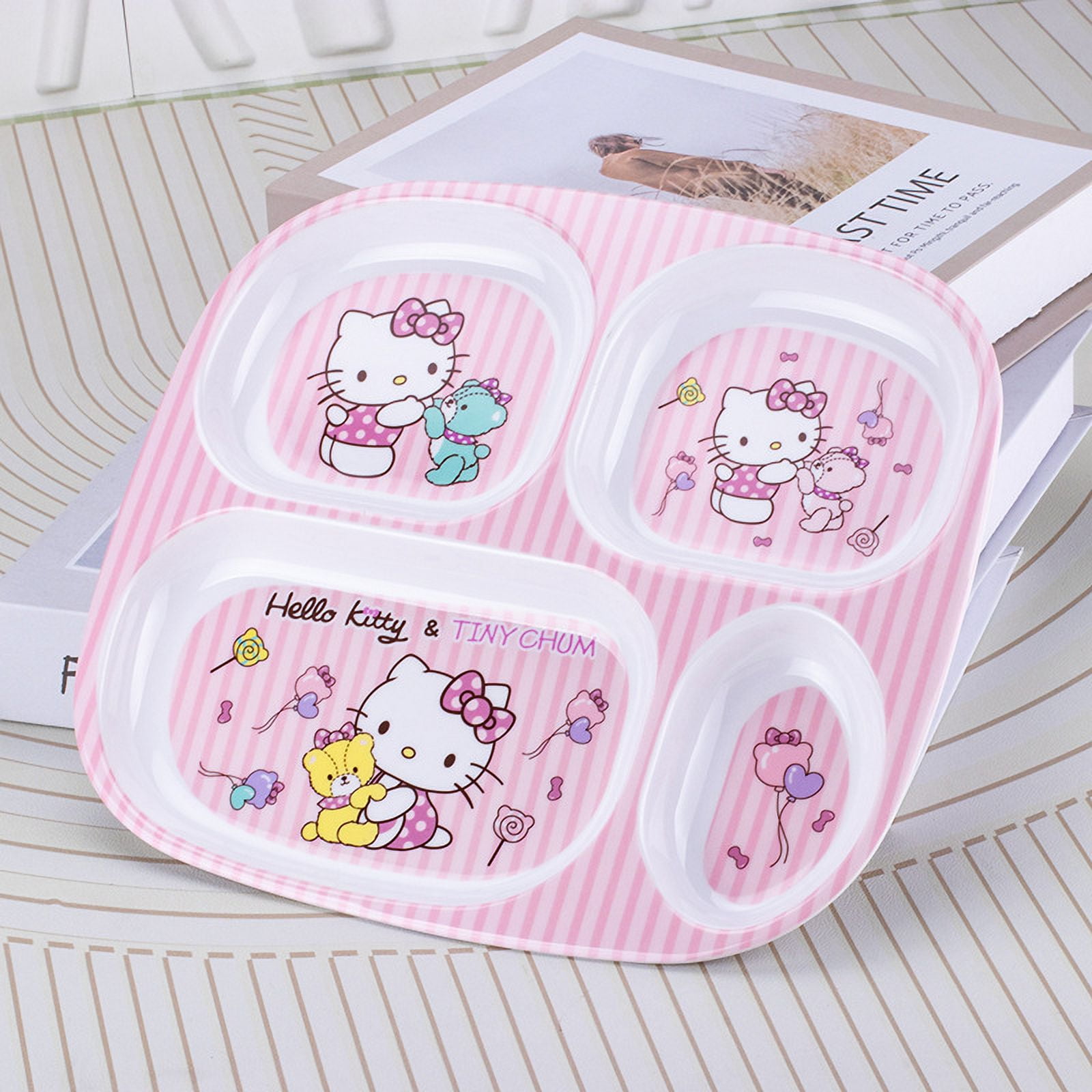 Sanrioed Hello Kitty Dining plate Anime My Melody Kuromi shatter ...