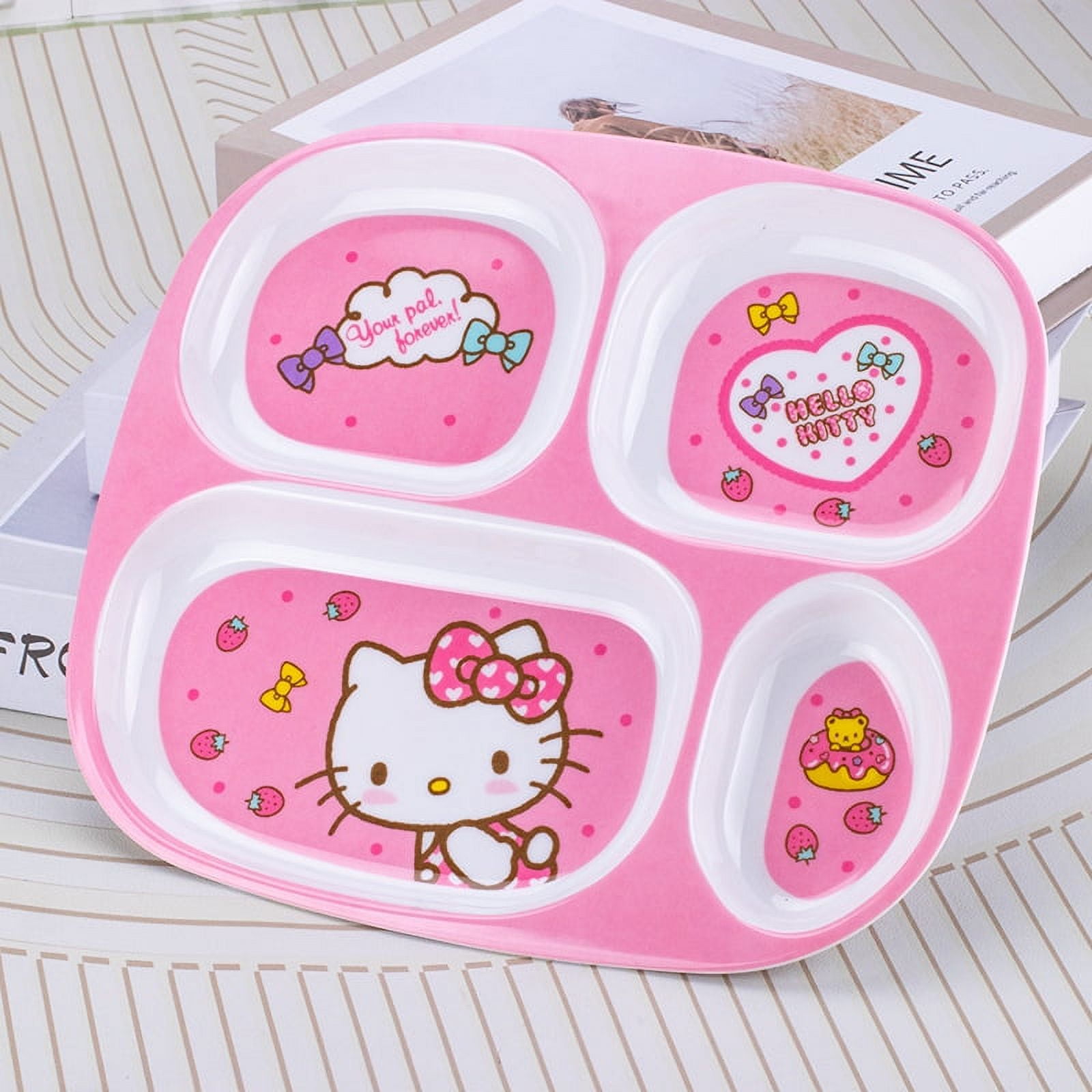 Sanrioed Hello Kitty Dining plate Anime My Melody Kuromi shatter ...
