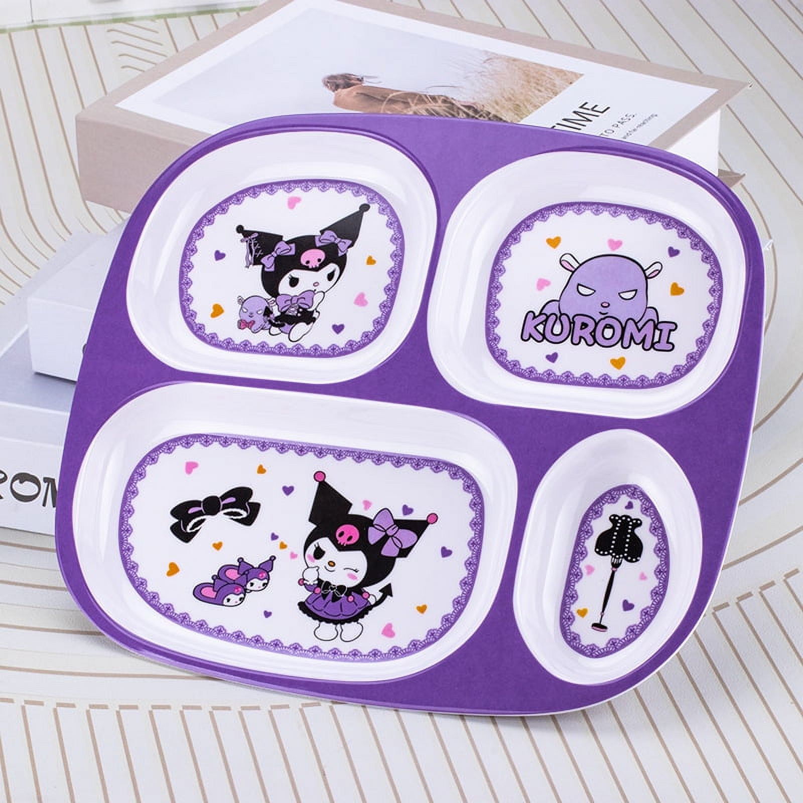 Sanrioed Hello Kitty Dining plate Anime My Melody Kuromi shatter ...