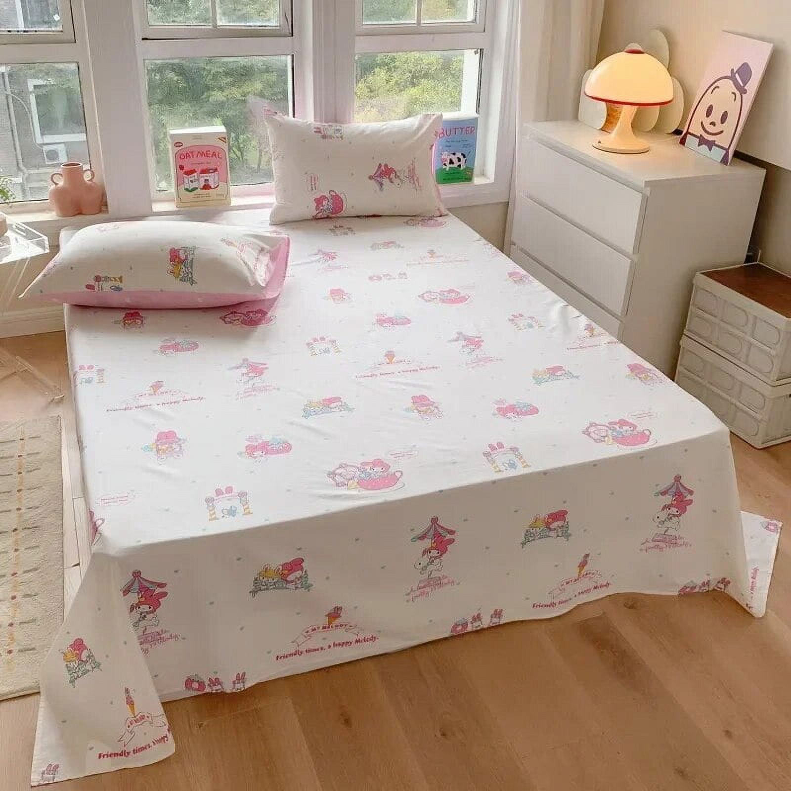 Sanrioed Hello Kitty My Melody Cotton Sheets Soft Skin-friendly ...