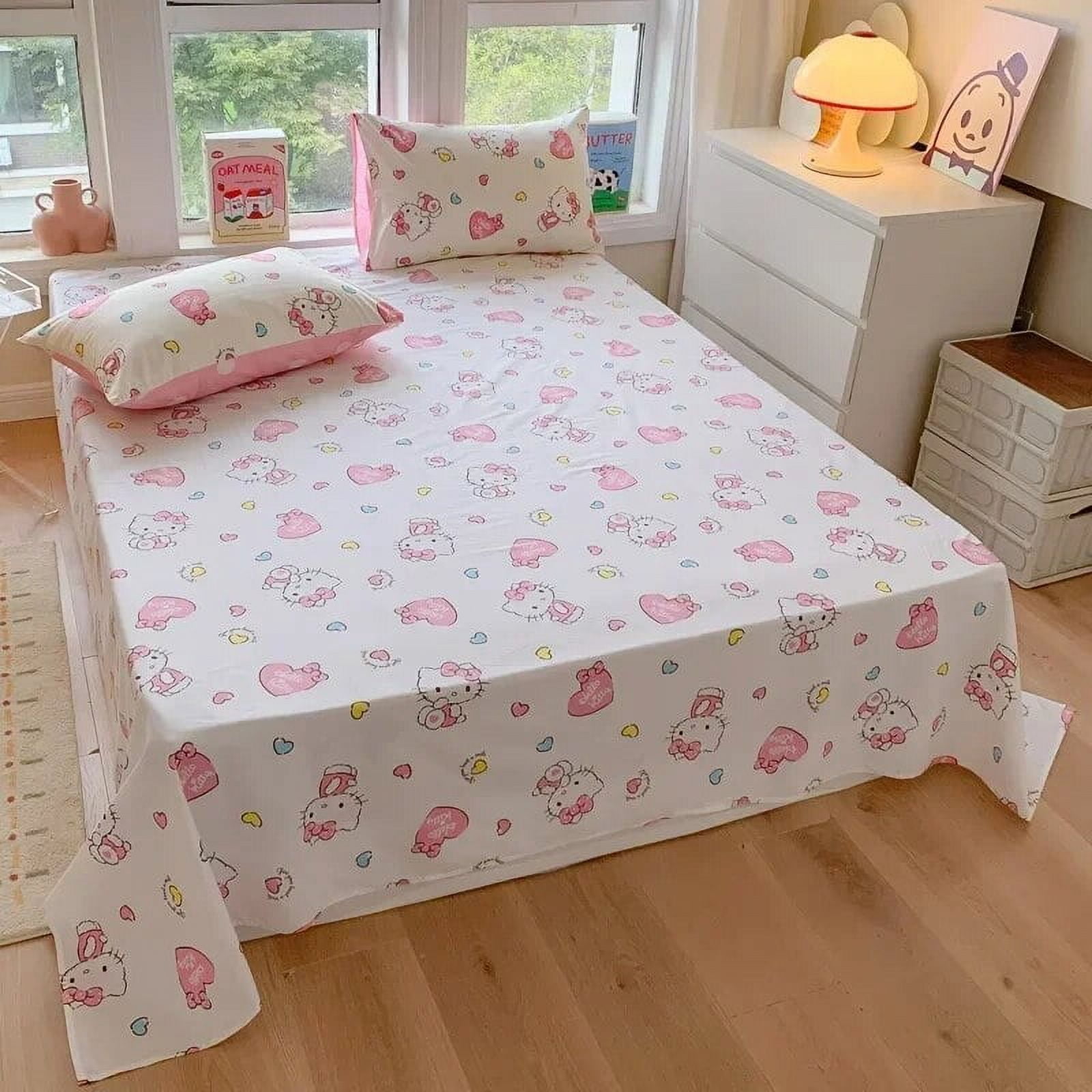 Sanrioed Hello Kitty My Melody Cotton Sheets Soft Skin-friendly ...