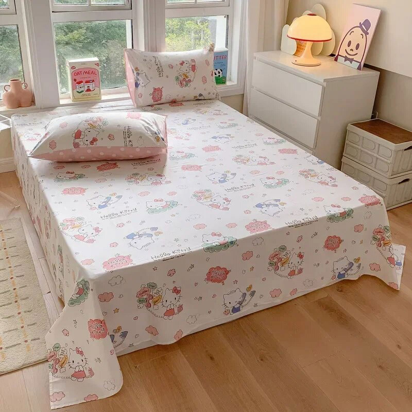 Sanrioed Hello Kitty My Melody Cotton Sheets Soft Skin-friendly ...
