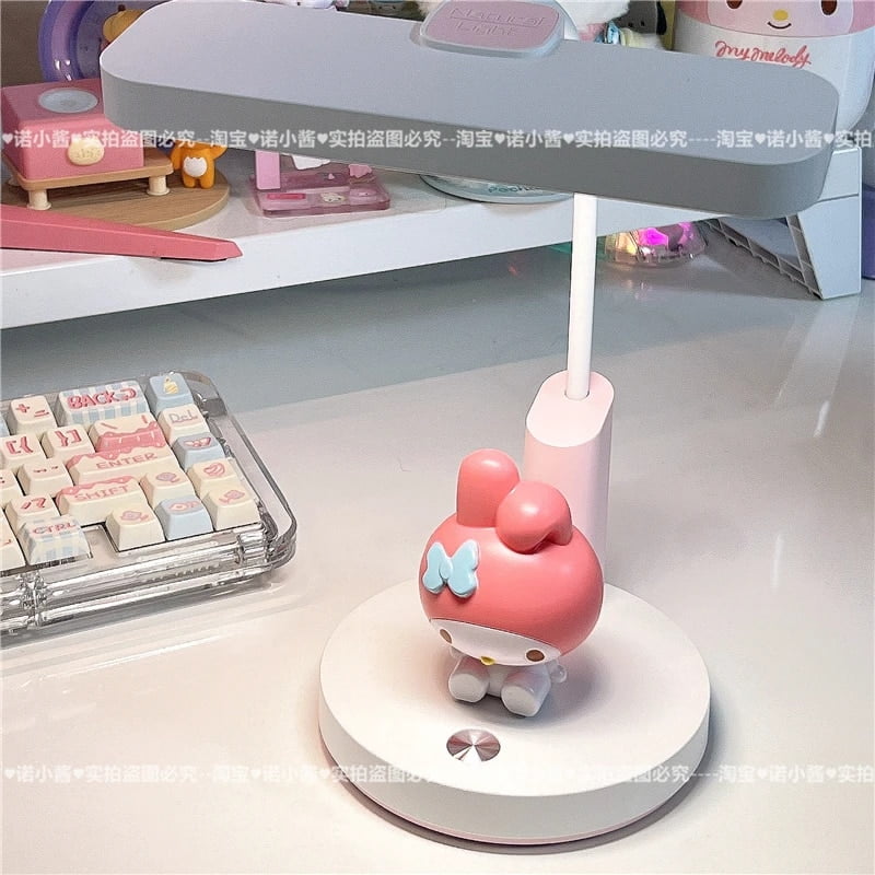Sanrioed Kawaii My Melody Cinnamoroll Kuromi Desktop LED Learning ...