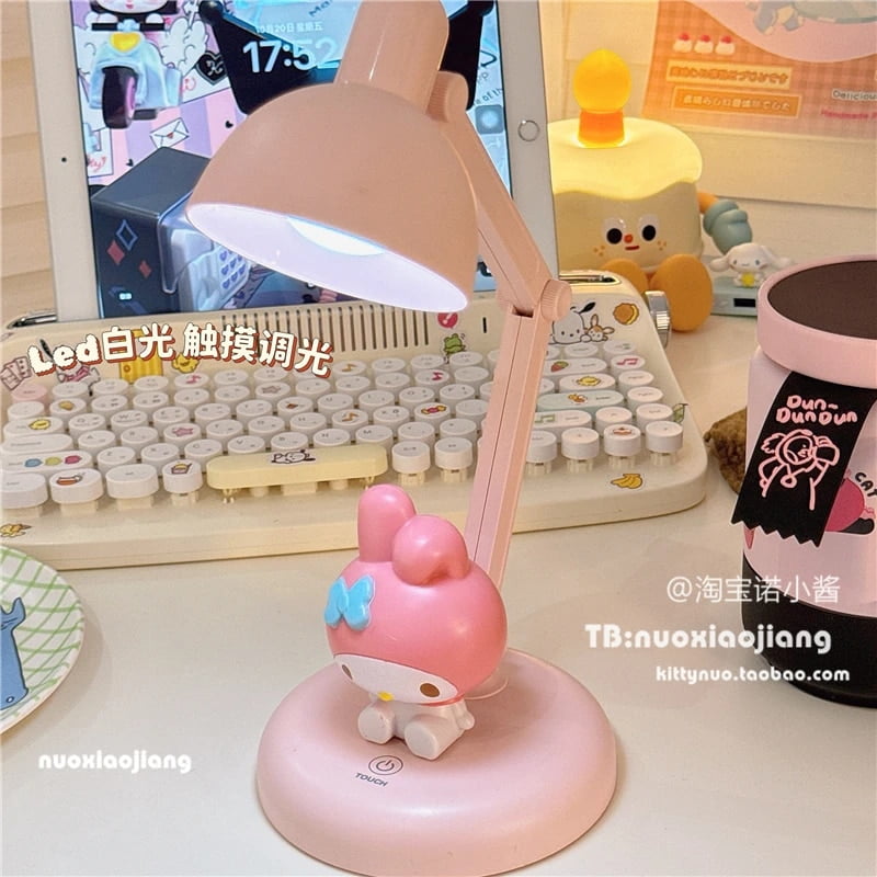 Sanrioed Kawaii My Melody Cinnamoroll Kuromi Desktop LED Learning ...