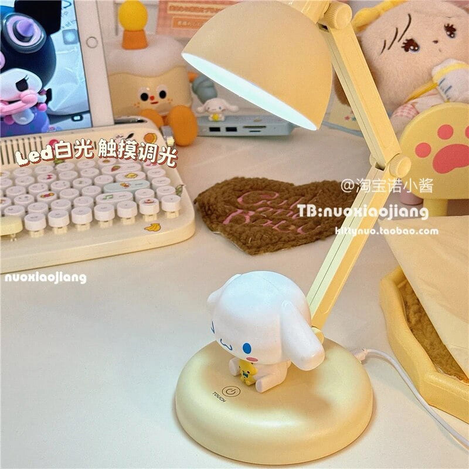 Sanrioed Kawaii My Melody Cinnamoroll Kuromi Desktop LED Learning ...