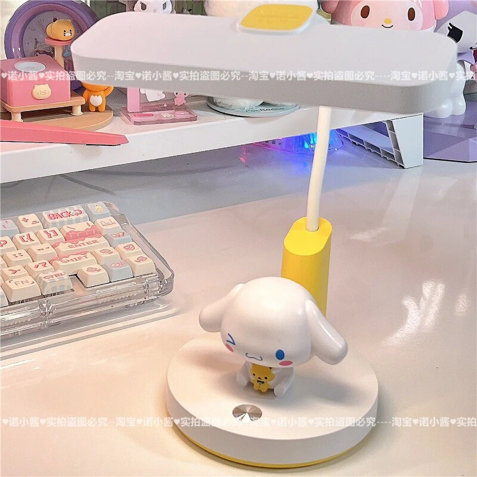 Sanrioed Kawaii My Melody Cinnamoroll Kuromi Desktop LED Learning ...