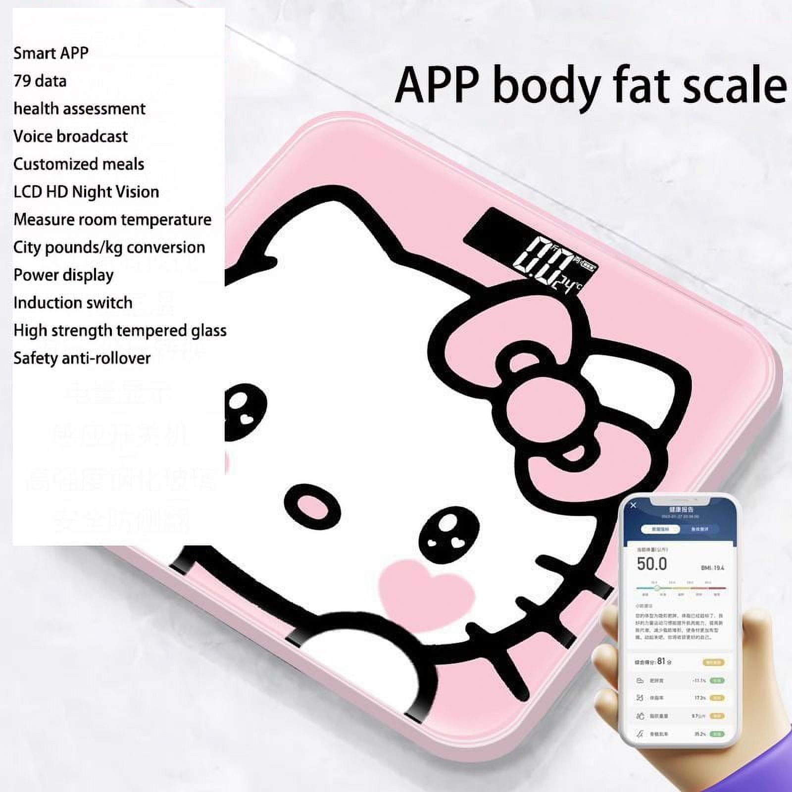 Sanrioed Kitty Electronic Scale Weighing Scale Accurate Durable Charge ...