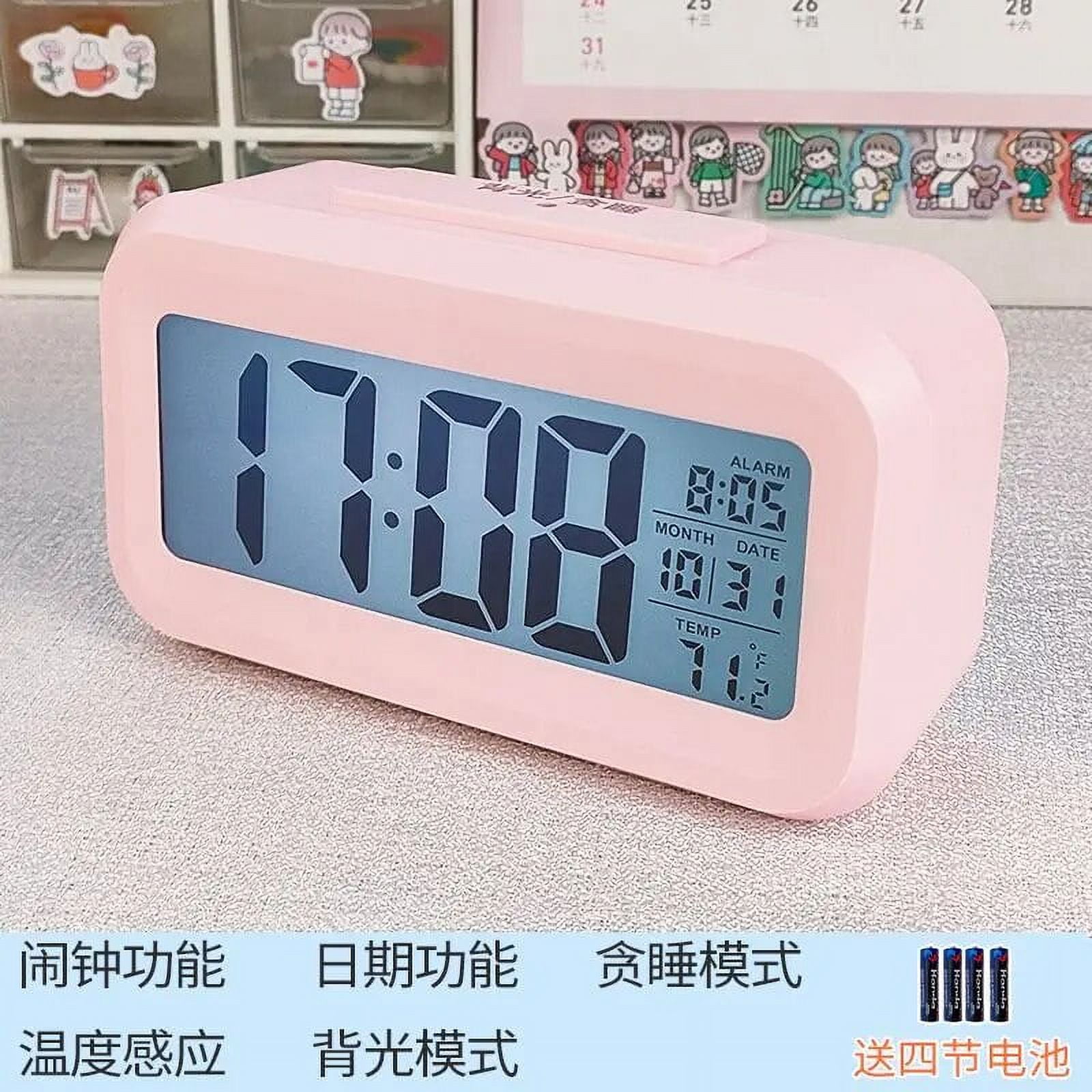 Sanrioed My Melody Cartoon Kids Alarm Clock Desktop Kawaii Kuromi ...