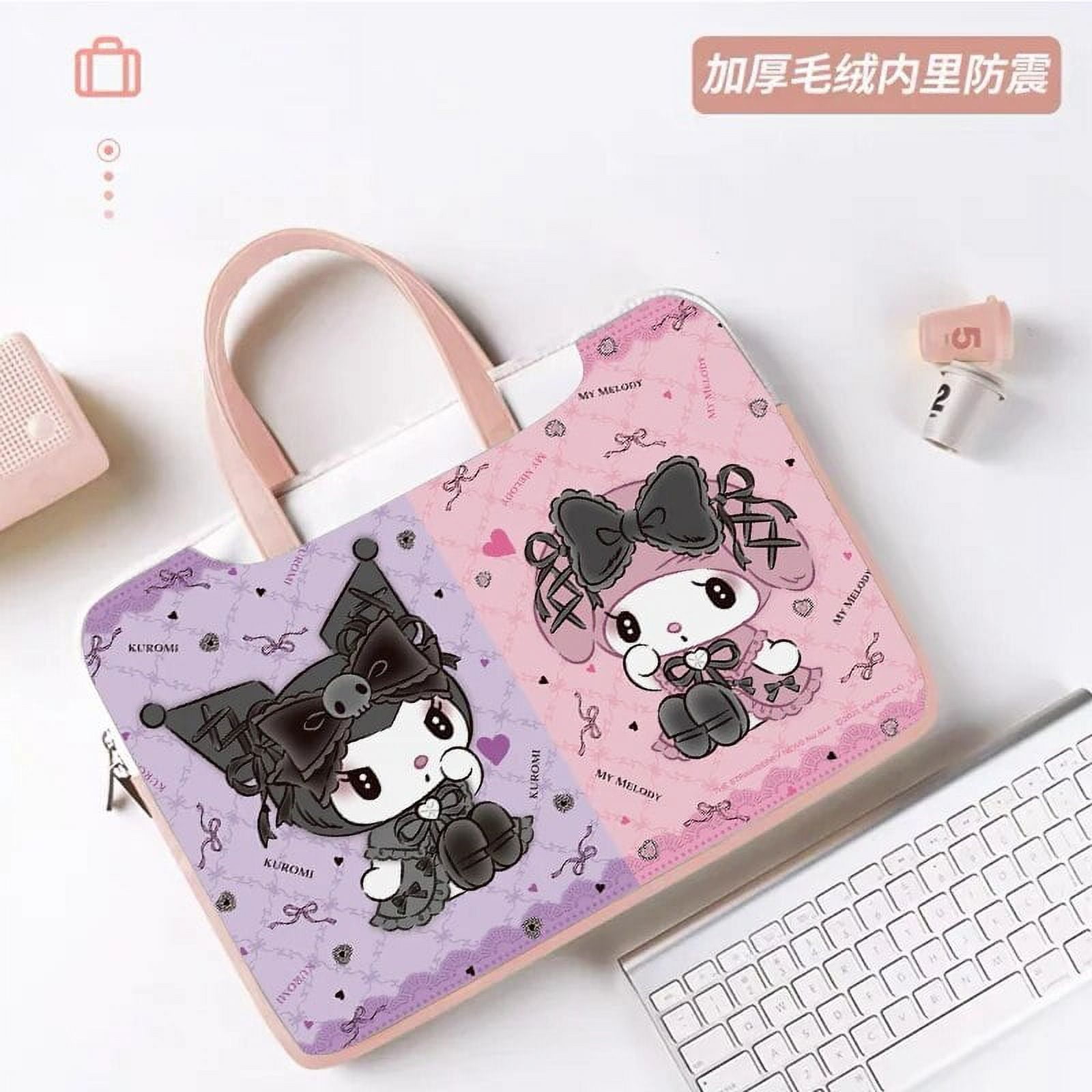 Sanrioed My Melody Cinnamoroll Kuromi Cute Cartoon Laptop Bag Kawaii ...