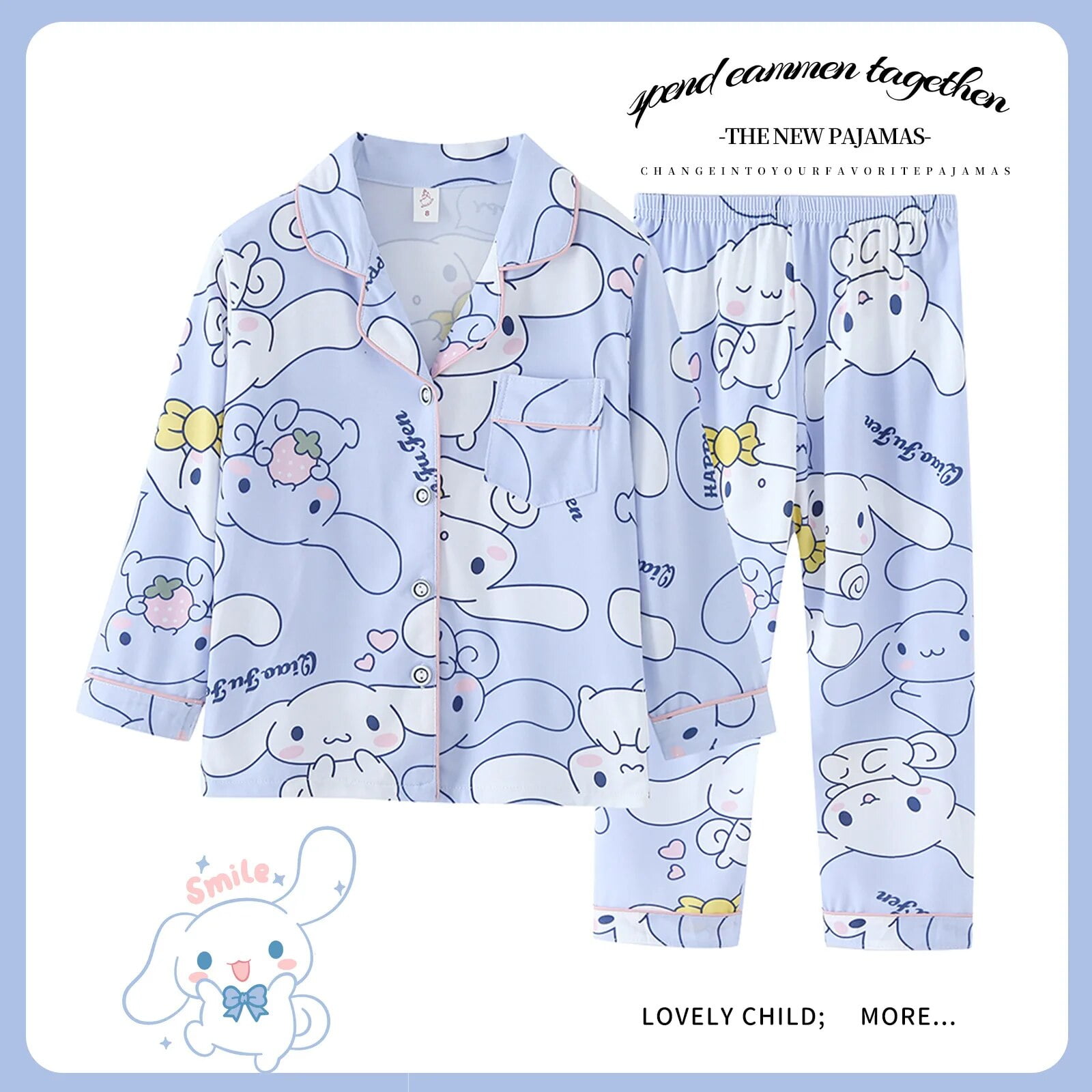 Sanrios Anime Cinnamoroll Kuromi My Melody HelloKittys Children Girls ...