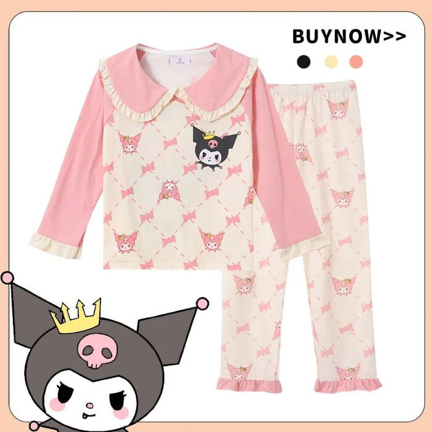 Sanrios Children's Pajamas Suit My Melody Combed Cotton Anime Spring ...