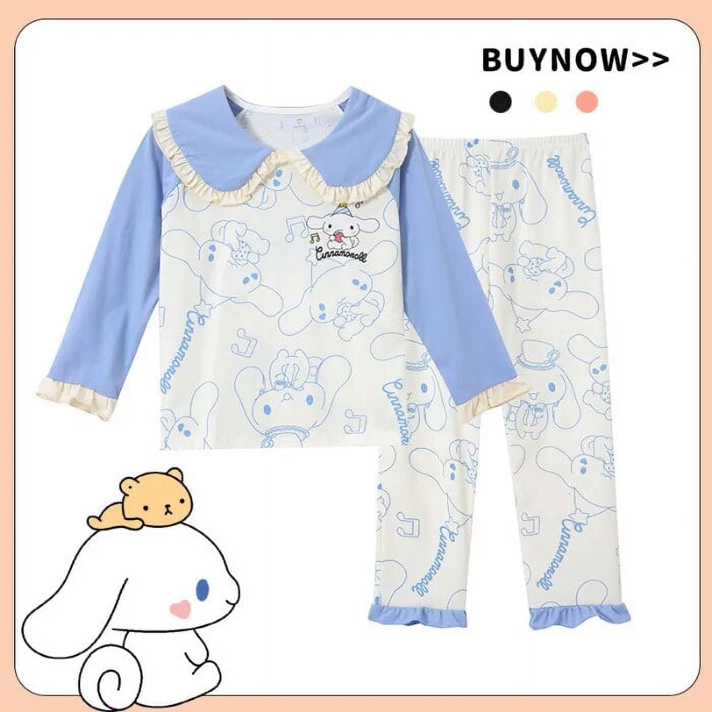 Sanrios Children's Pajamas Suit My Melody Combed Cotton Anime Spring ...