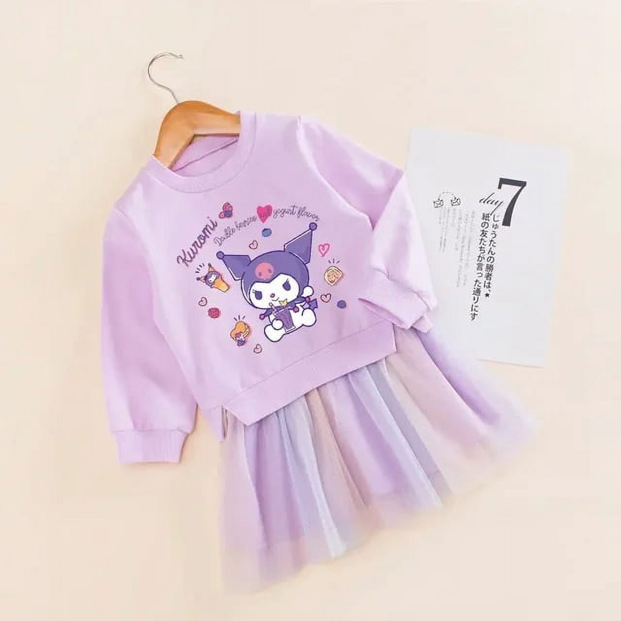 Sanrios Cinnamoroll Kuromi My Melody Girls Dress Anime Cartoon Children ...