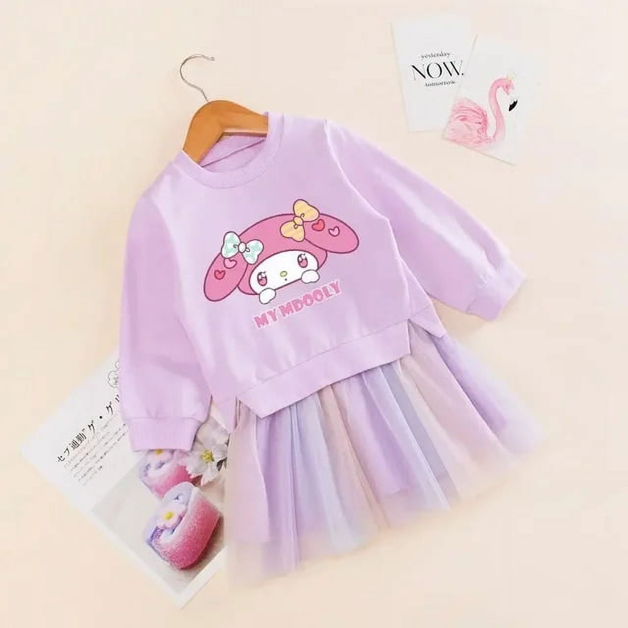 Sanrios Cinnamoroll Kuromi My Melody Girls Dress Anime Cartoon Children ...