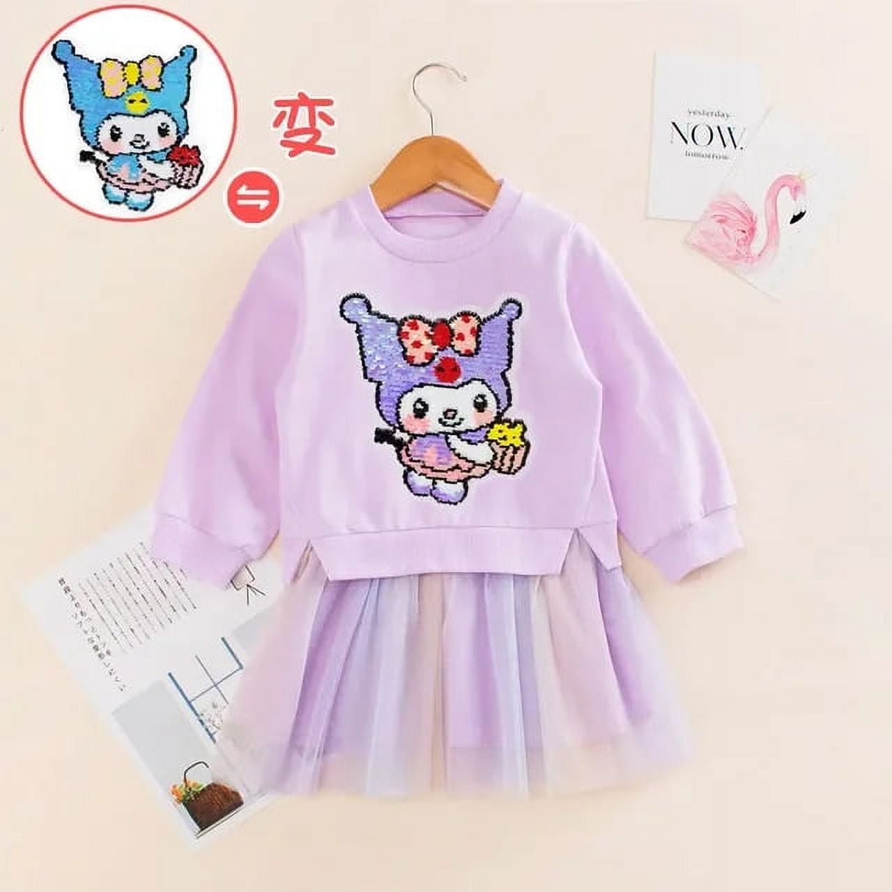 Sanrios Cinnamoroll Kuromi My Melody Girls Dress Anime Cartoon Children ...