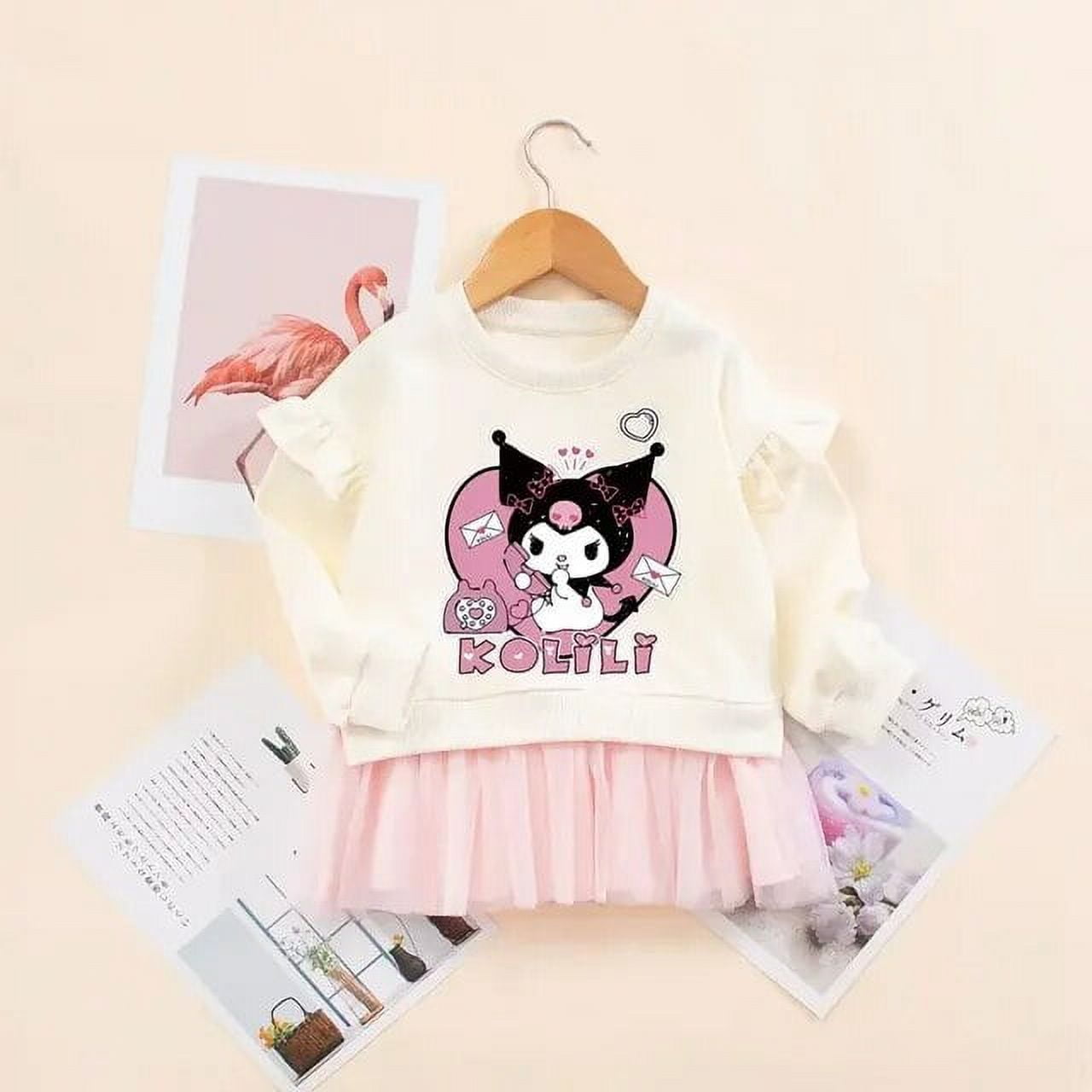 Sanrios Cinnamoroll Kuromi My Melody Girls Dress Anime Cartoon Children ...