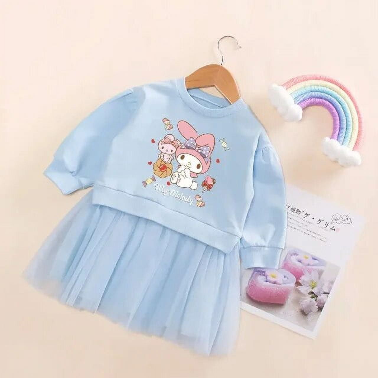 Sanrios Cinnamoroll Kuromi My Melody Girls Dress Anime Cartoon Children ...