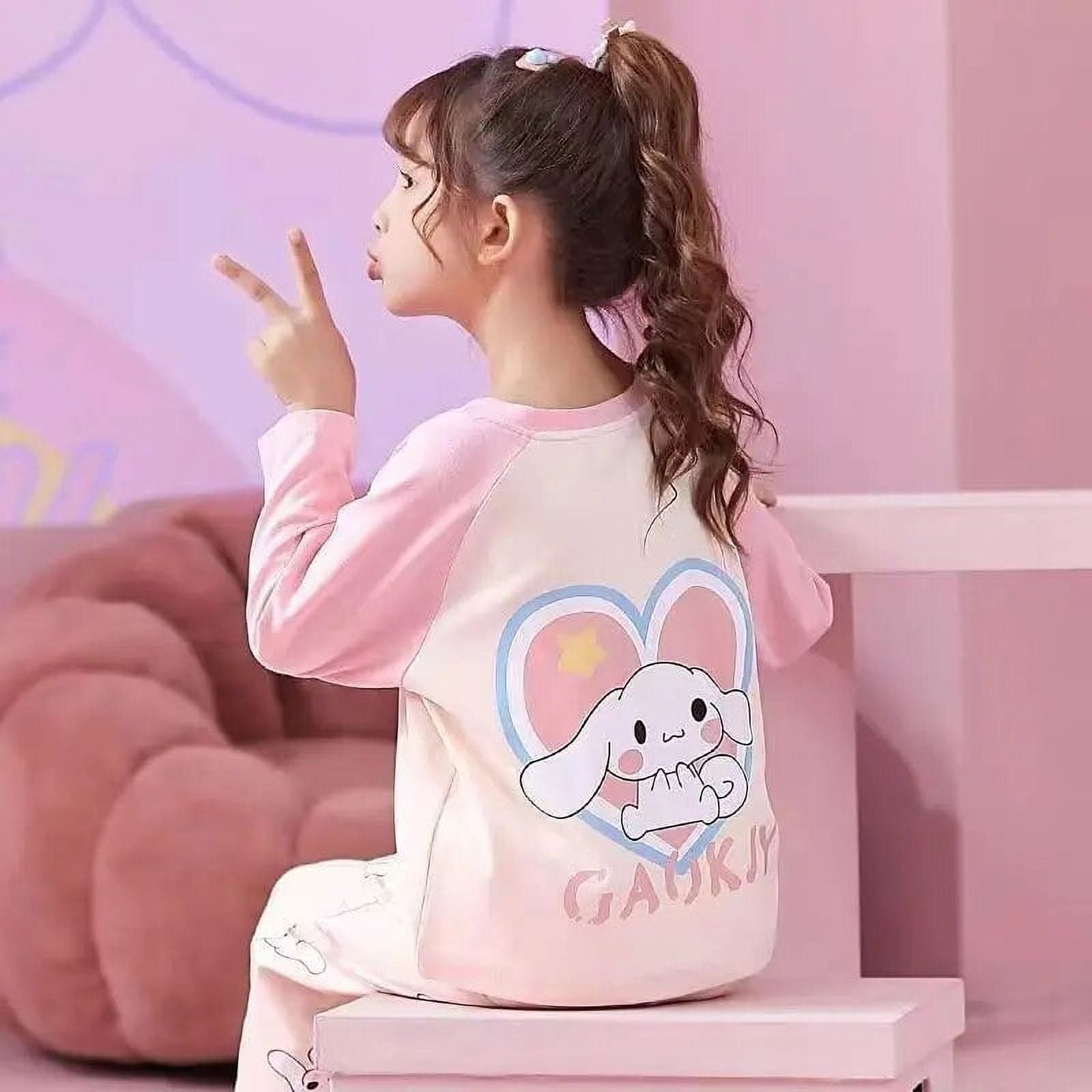 Sanrios Cinnamoroll Pajamas Suit Anime Figure Spring Autumn Long ...