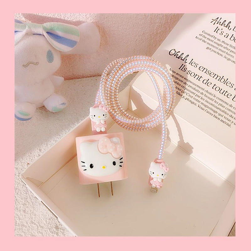 Sanrios Hello Kitty Adapter Protection Case for Iphone 20W Charger ...